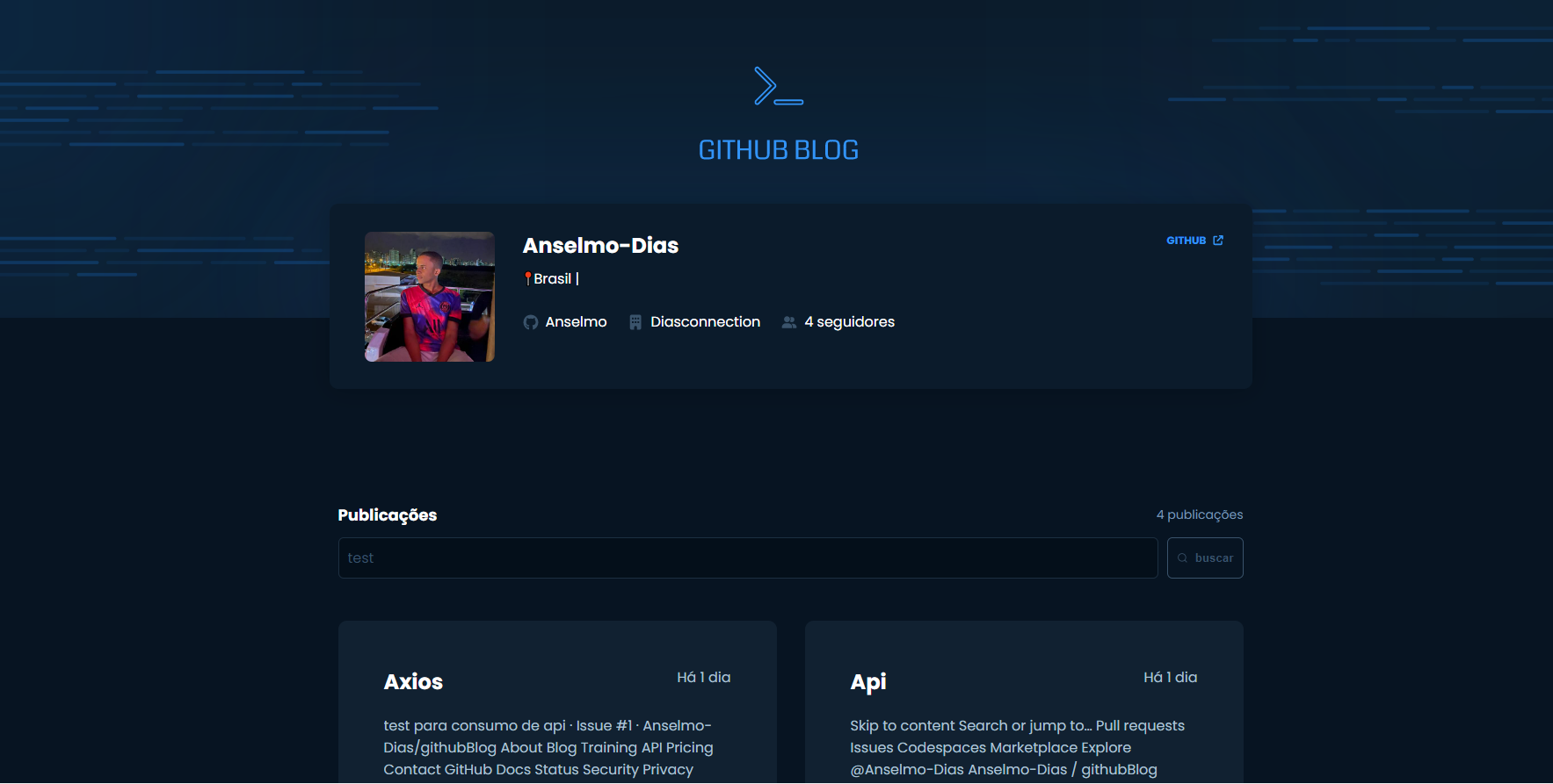 GitHub - Anselmo-Dias/github-blog