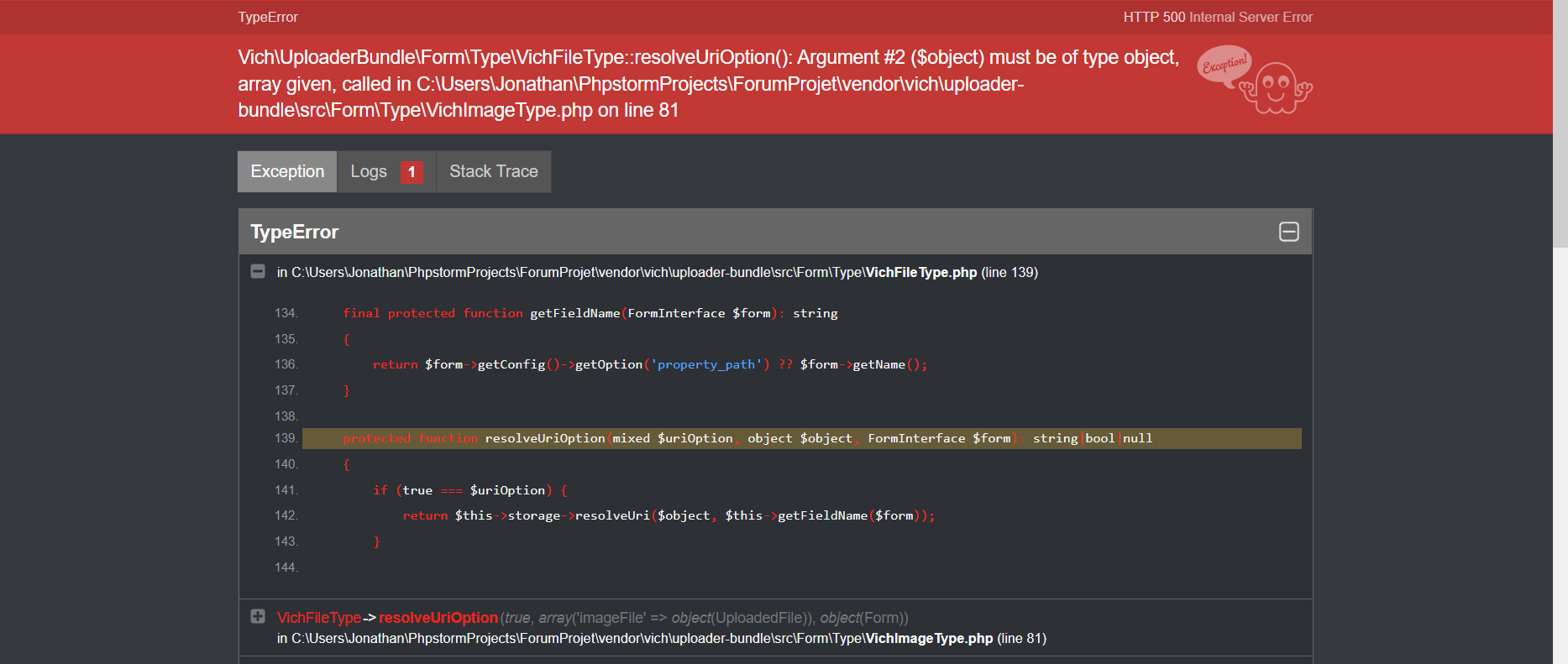 Unable to post pictures · Issue #1340 · dustin10/VichUploaderBundle · GitHub