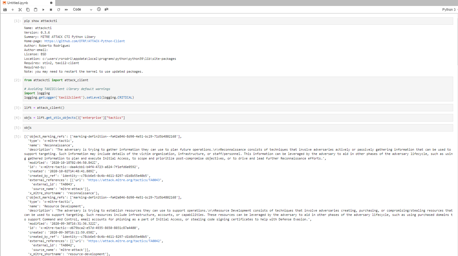 Retrieving tactics from URL returns invalid JSON error · Issue #54 · OTRF/ATTACK-Python-Client ...