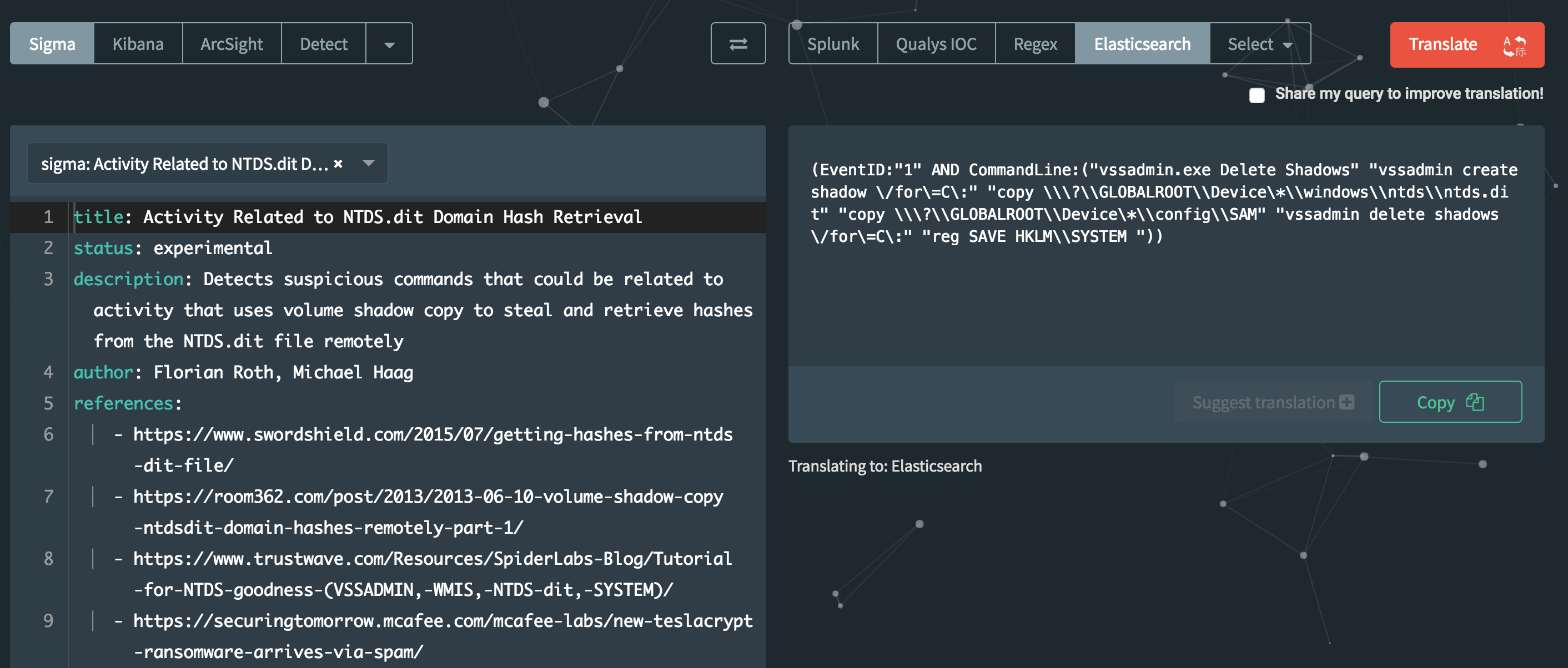 Elastalert Integration - Sigmac not providing the right query format · Issue #203 · SigmaHQ ...