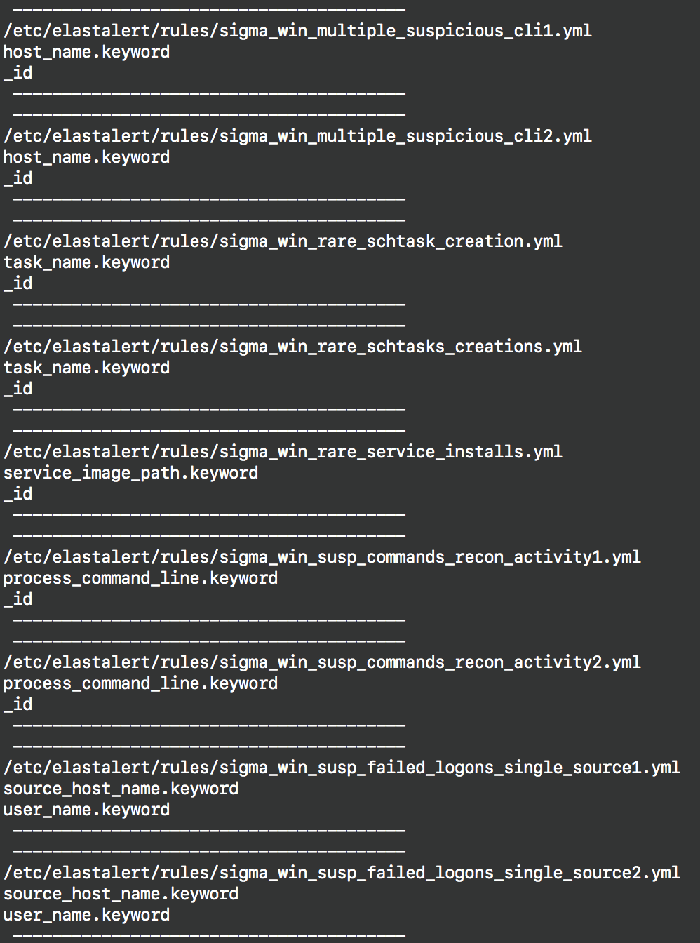 Elastalert Integration Fielddata Disabled By Default Keyword Fields Should Be Used · Issue