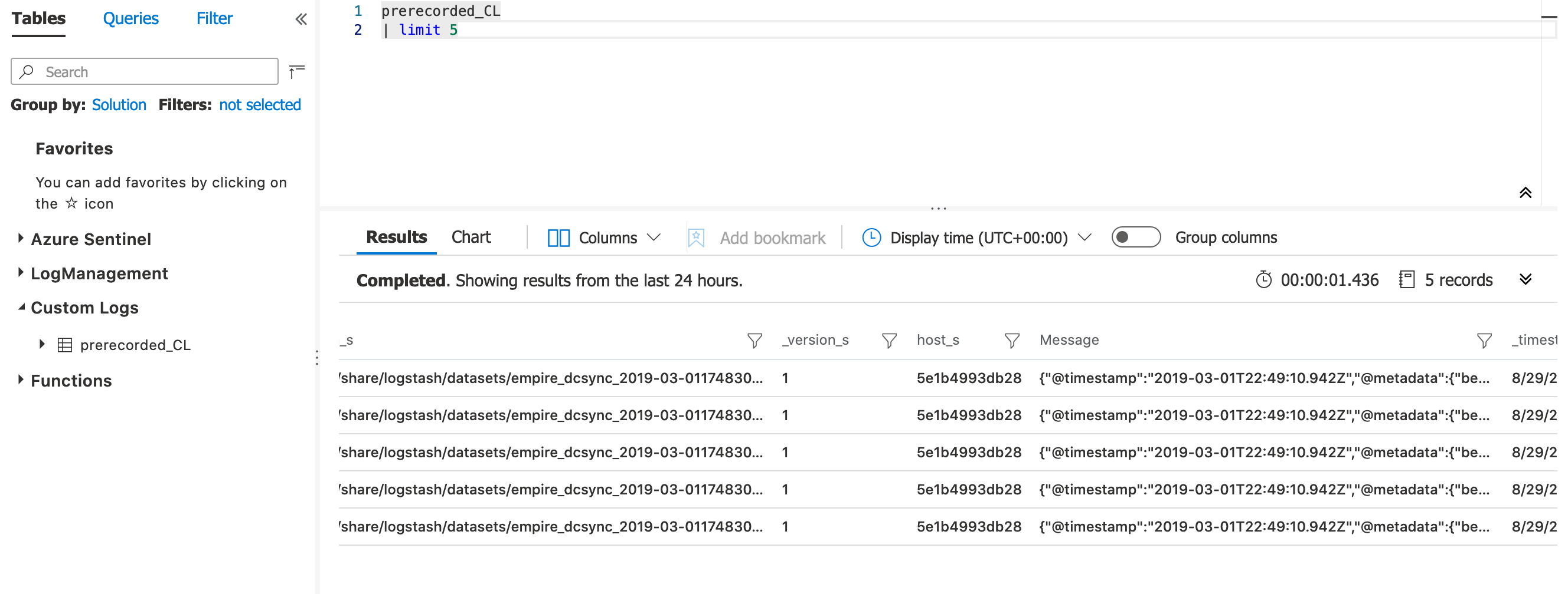 Azure Sentinel + Custom Log Pipeline ARM Template fails with copy variable error · Issue #1 ...