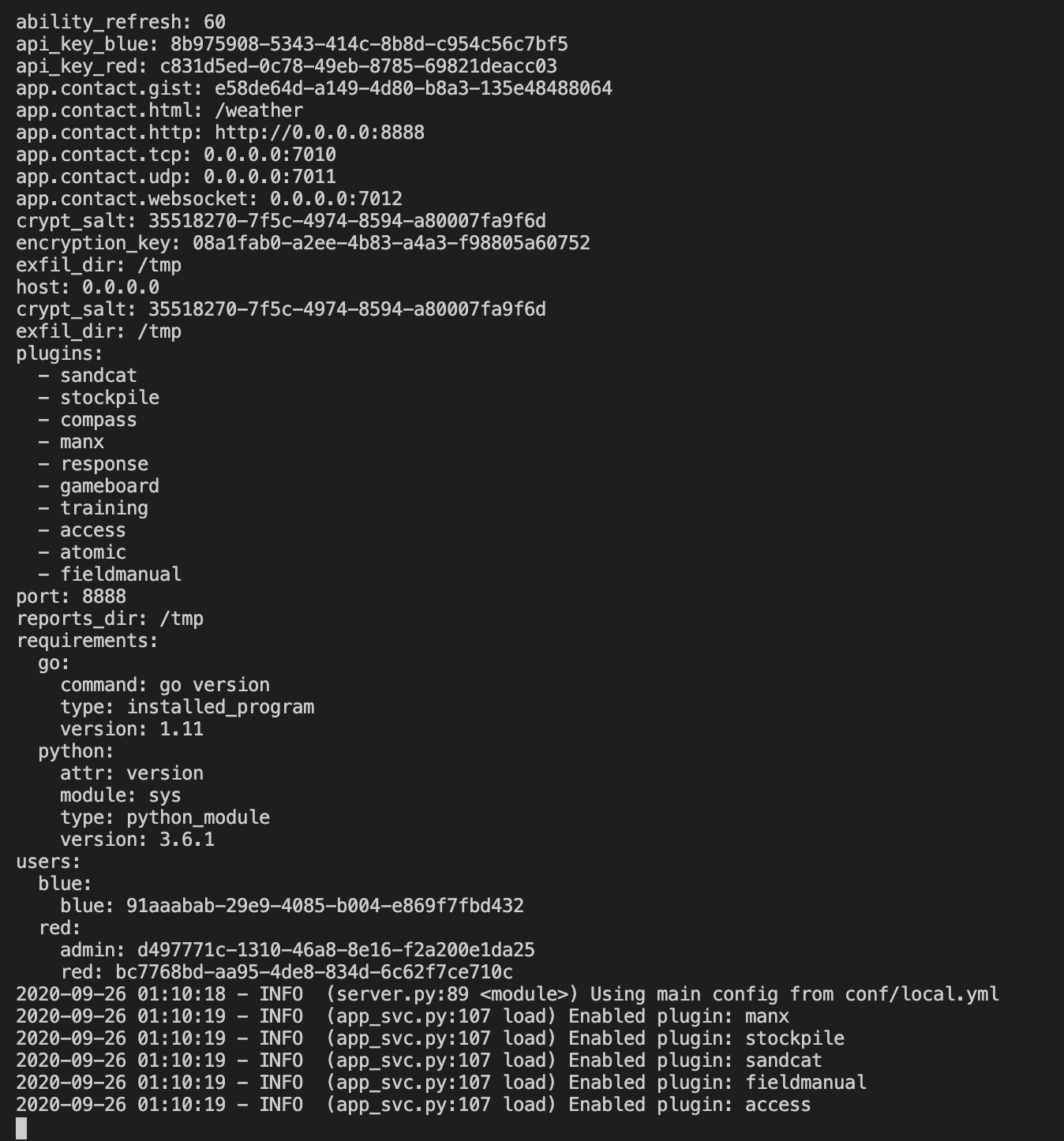 Atomic Plugin? Hanging the Startup process? · Issue #1833 · mitre/caldera · GitHub