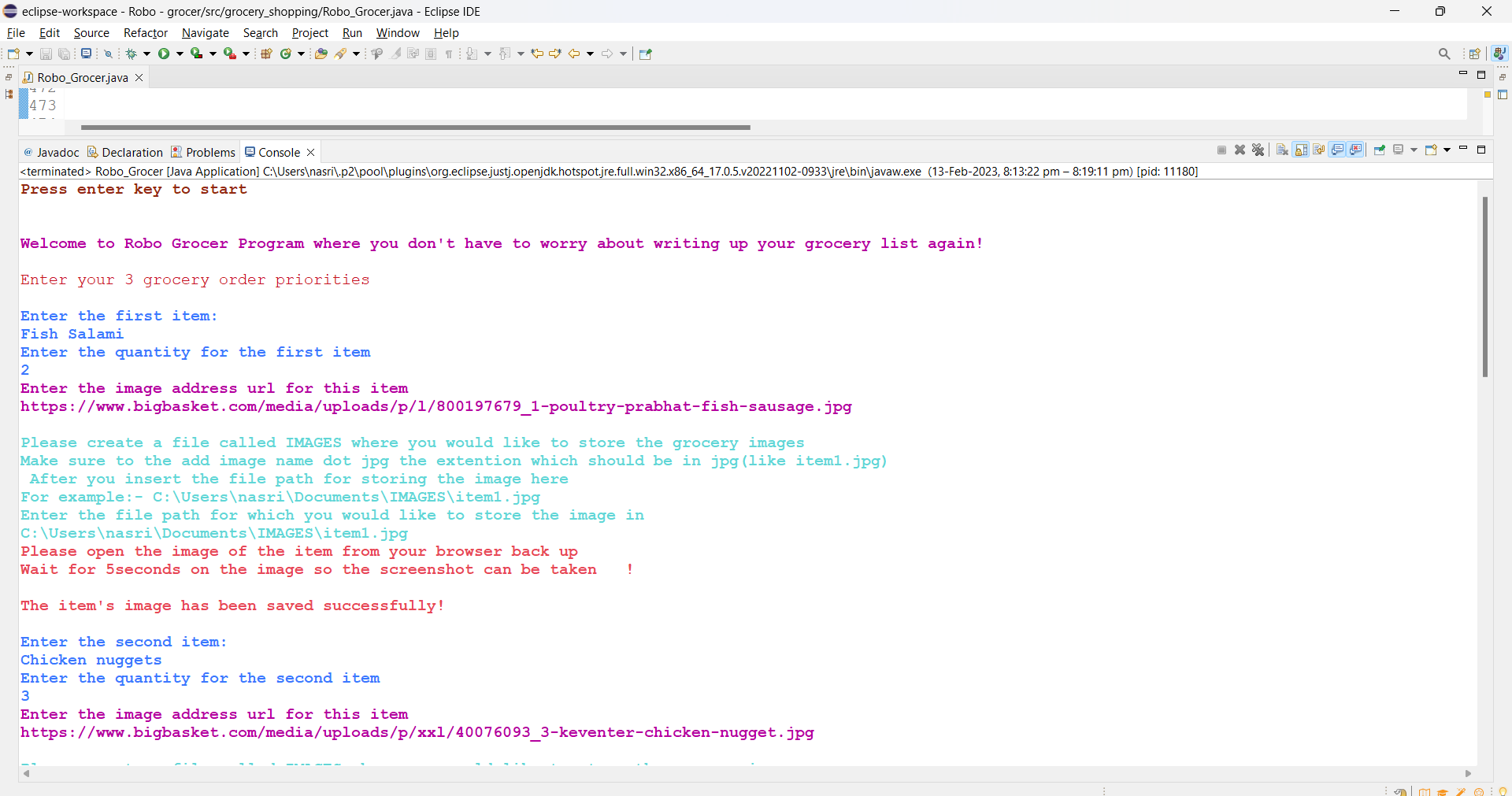 GitHub - nasrintamanna/Robo-Grocer