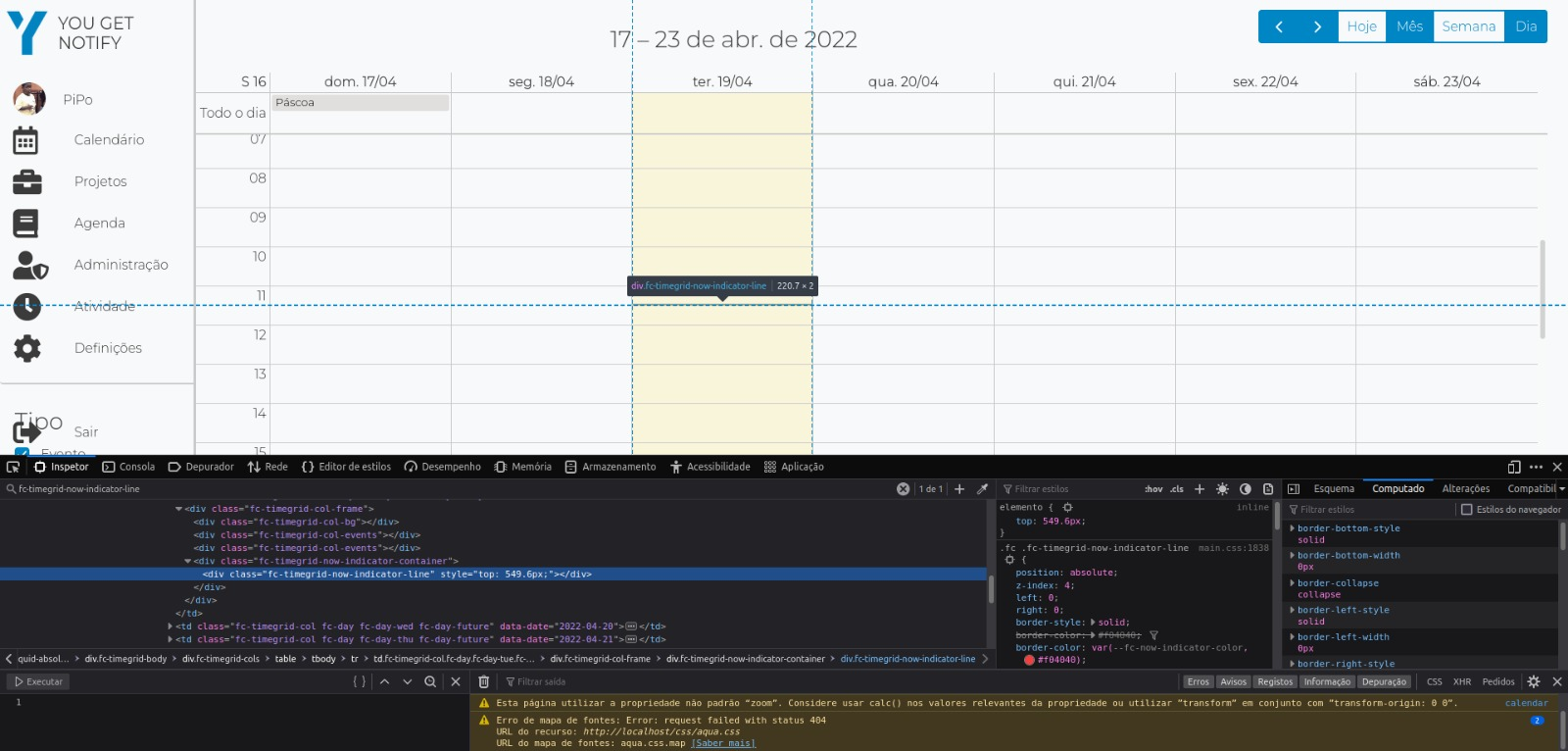 nowIndicator not displaying itself of firefox · Issue #6811 · fullcalendar/fullcalendar · GitHub