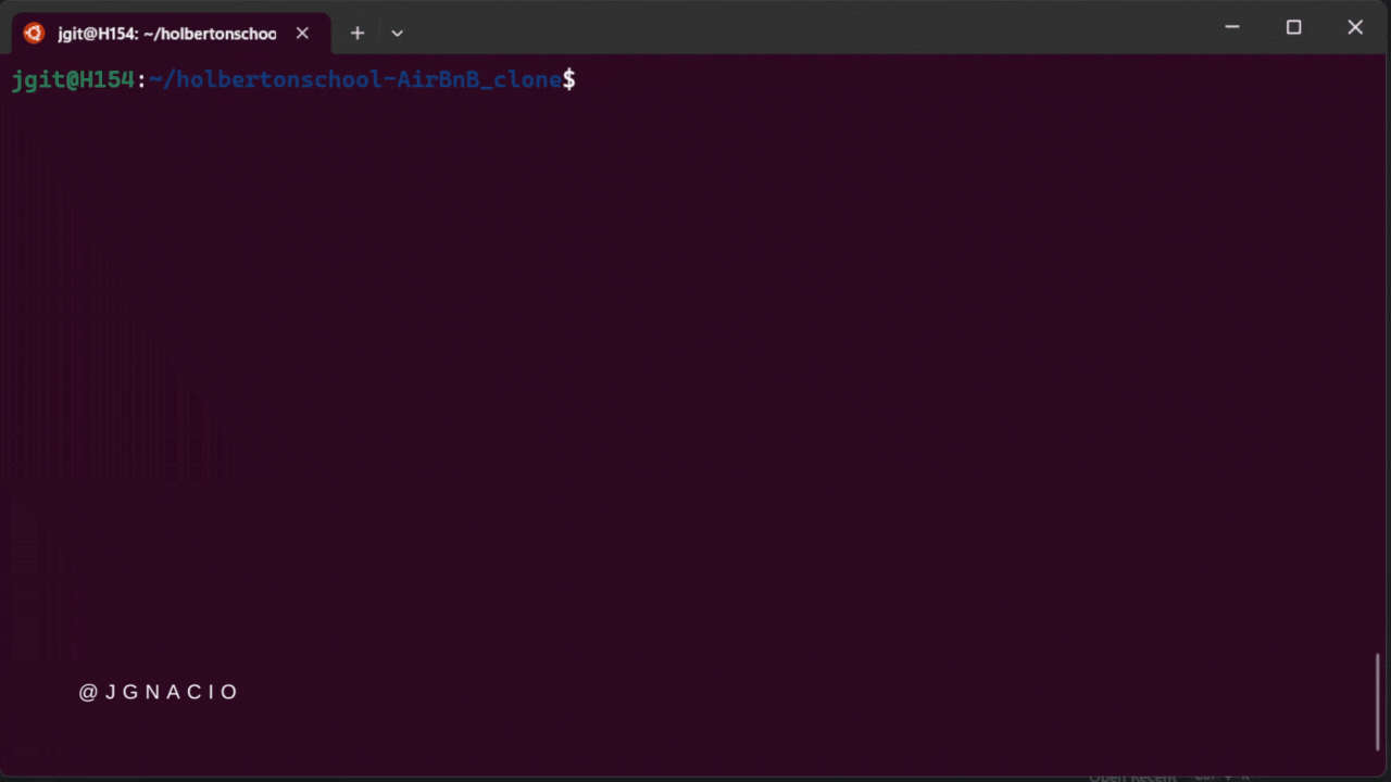 GitHub - jgnacio/holbertonschool-AirBnB_clone