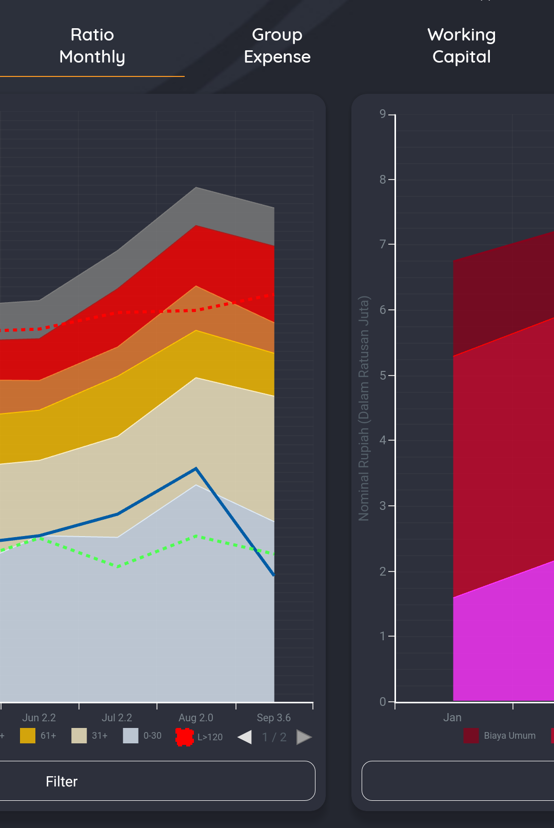 Multiple Charts Cannot Be Viewed Even After Using Latest Version As 