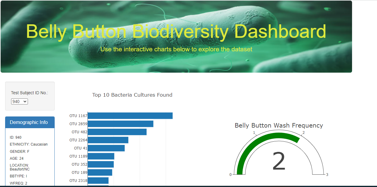 GitHub - nolatunji/Belly-Button-Dashboard: A dashboard that allows ...