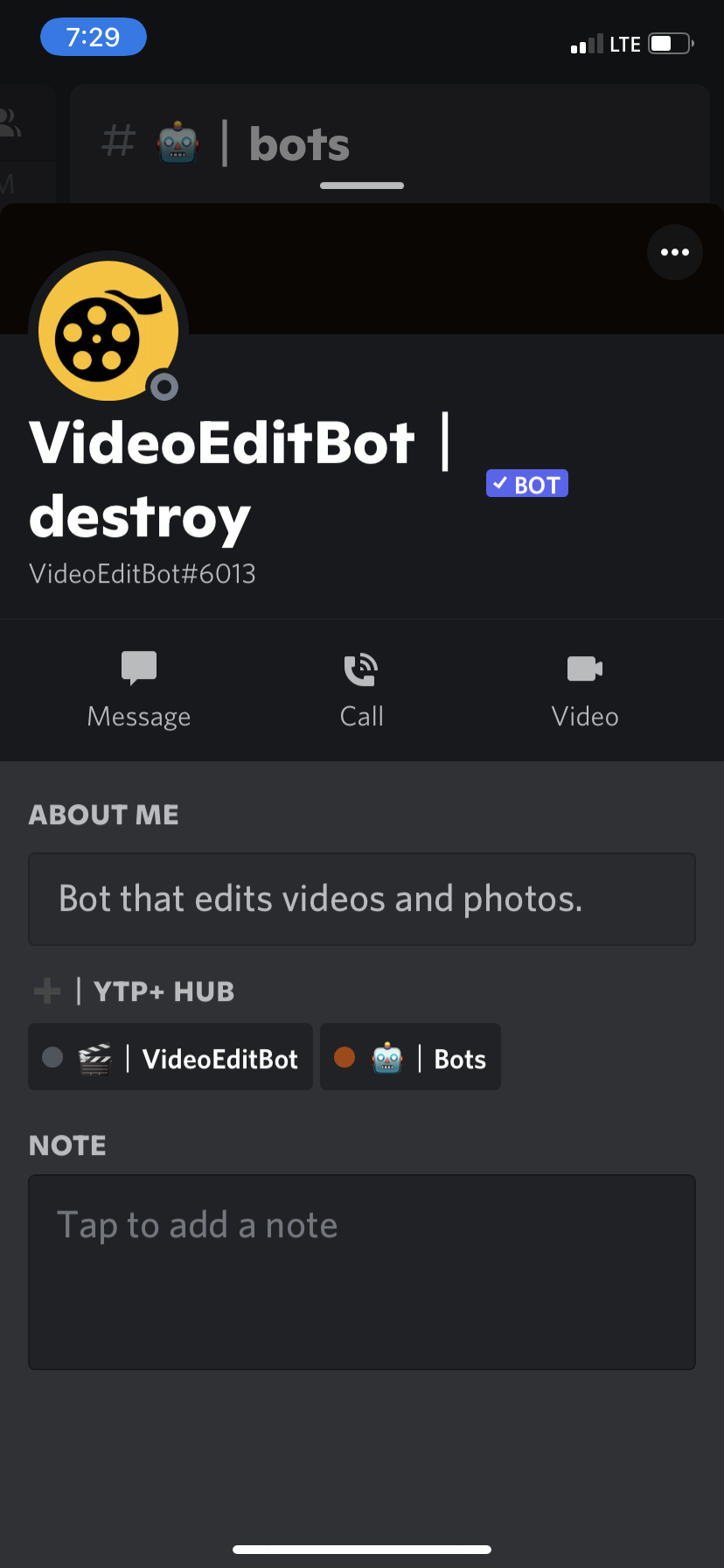 Fewer maintenance sessions. · Issue #36 · GanerCodes/videoEditBot · GitHub