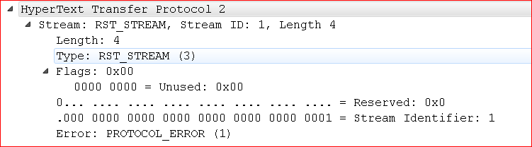 curl -I results in "HTTP/2 stream 1 was not closed cleanly: PROTOCOL_ERROR (err 1)" · Issue ...