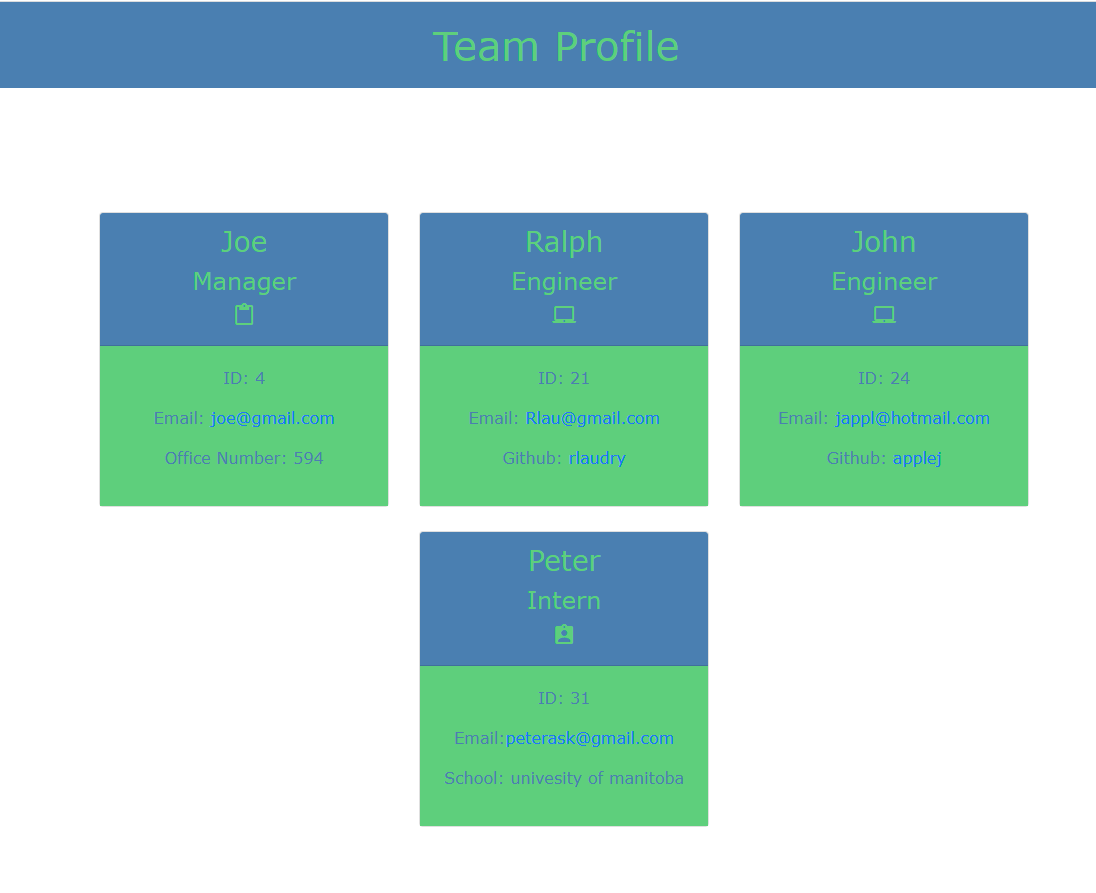 GitHub - MpAlfano/Team-Profile-Generator