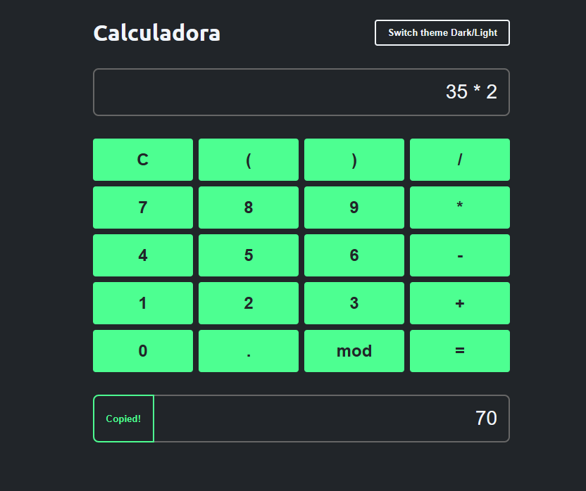 GitHub - TiagoHenrique10/Projeto-Calculadora