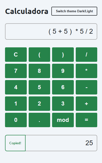 GitHub - TiagoHenrique10/Projeto-Calculadora