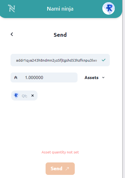 Asset quantity not set - trying to send 1 NFT out of a group of 8 · Issue #163 · input-output-hk ...