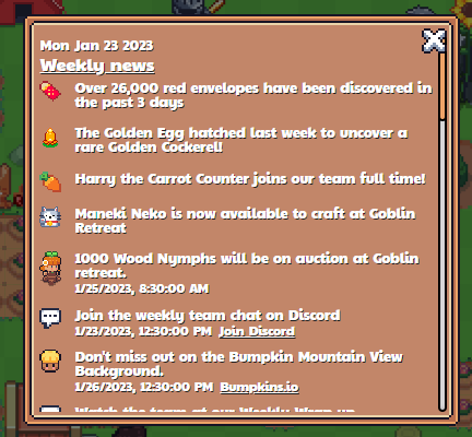 [FEAT] Communication Hub · Issue #1676 · sunflower-land/sunflower-land · GitHub