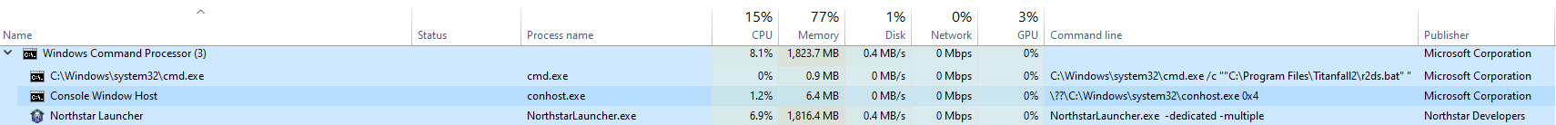 Dedicated server using exorbitant amounts of vRAM and RAM · Issue #149 · R2Northstar/Northstar ...