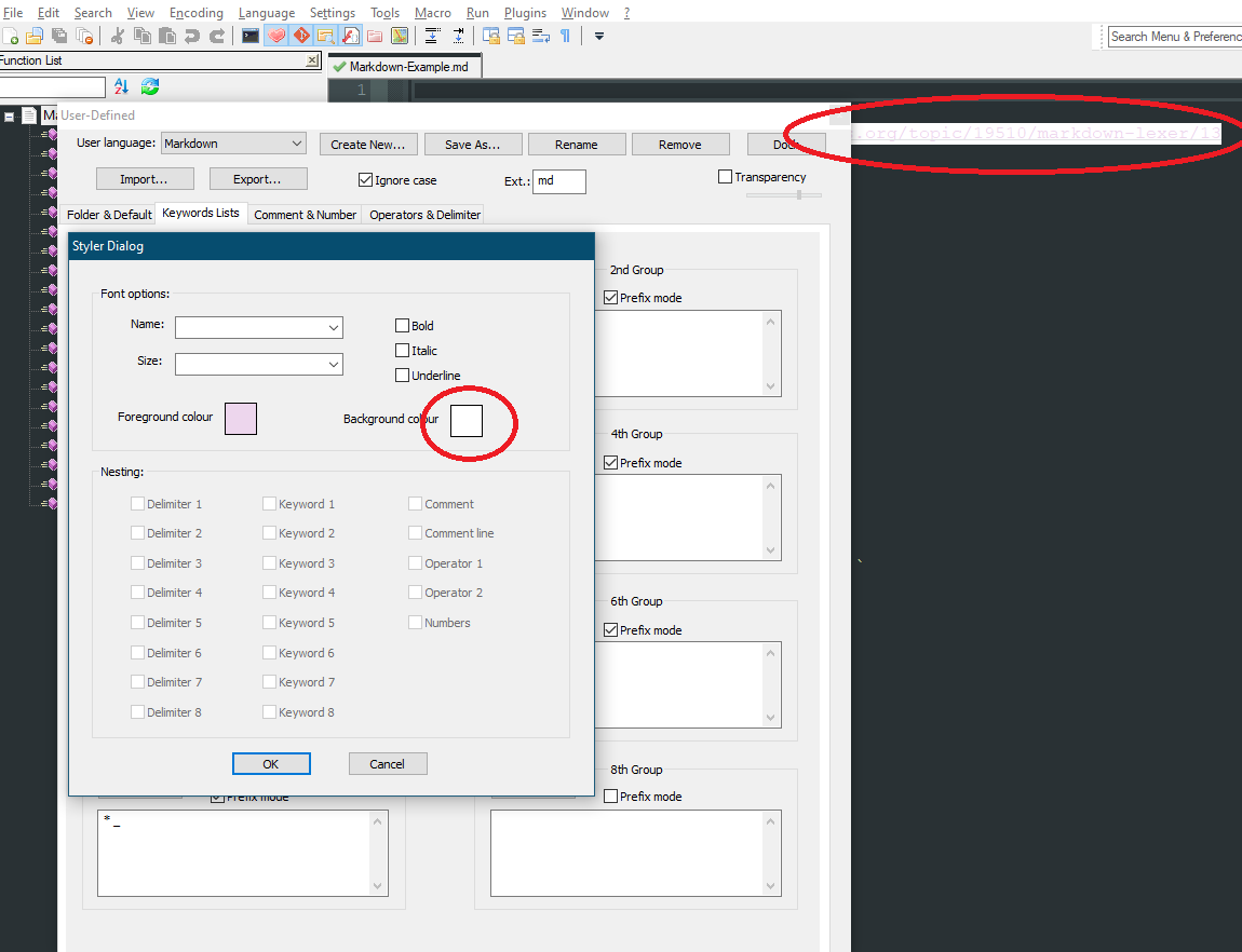 markdown language is invisible and unmodifiable in theme "deep black ...