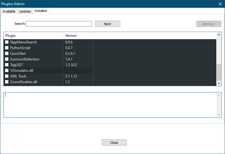 Debug Info Dialog Lists The Installed Plug Ins But Not The Plug In Versions · Issue 11284