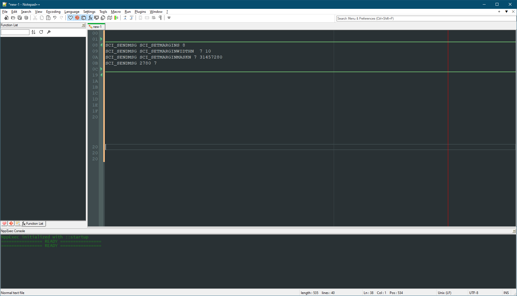 [Feature Request] Add 'Change History' to N++ (support provided in Scintilla 5.3.0) · Issue ...
