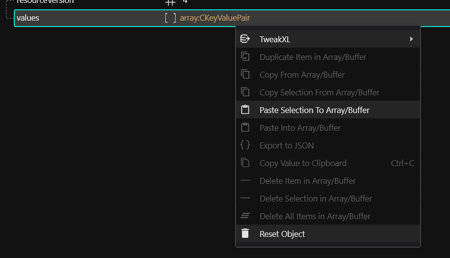 Reset Object destroys arrays · Issue #1229 · WolvenKit/WolvenKit · GitHub