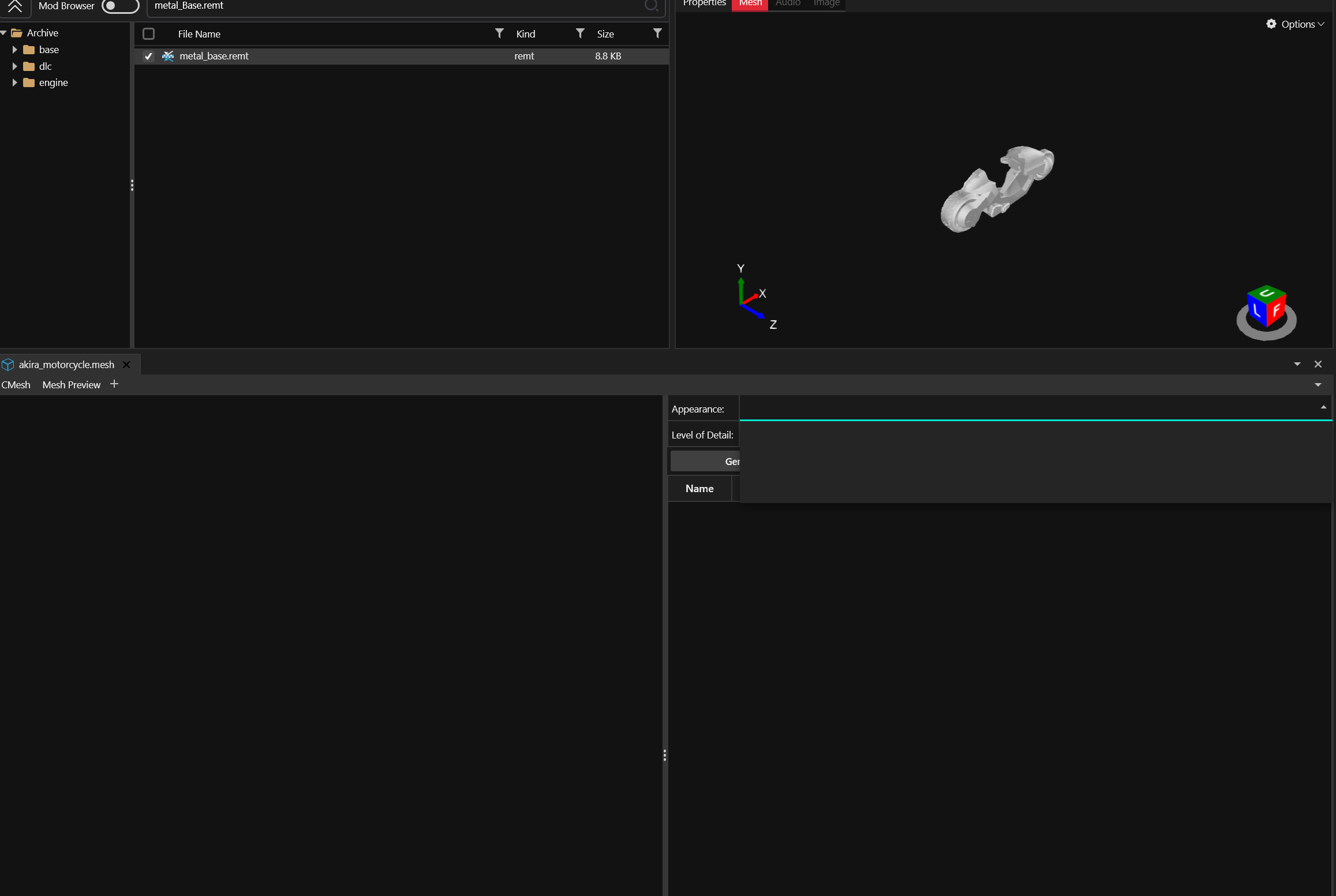 Mesh preview completely breaks for some meshes · Issue #1258 ...