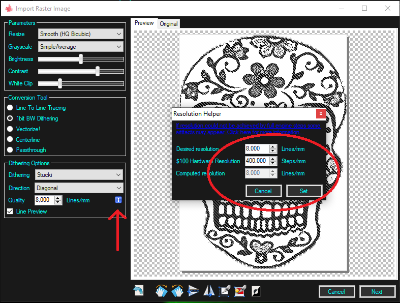 Dithering - Grid Artifacts · arkypita LaserGRBL · Discussion #1512 · GitHub