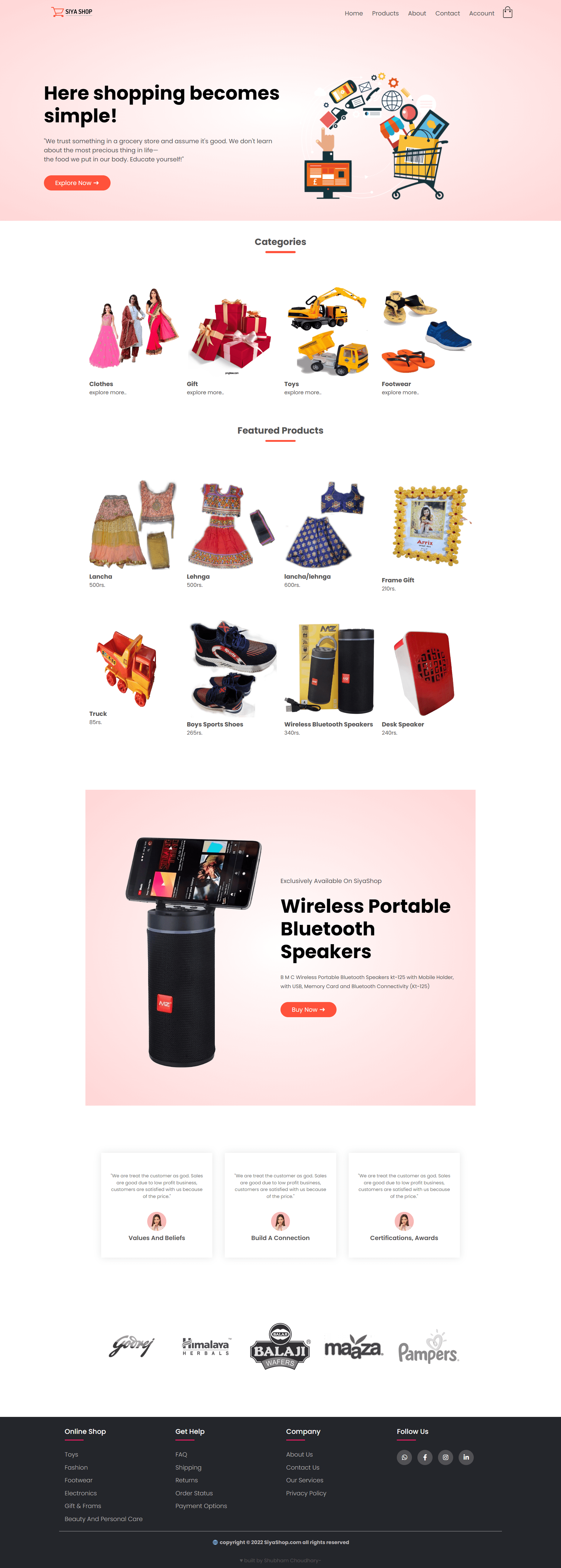 GitHub - ShubhamChoudharyShubh/seeyashop: Developed a responsive ...