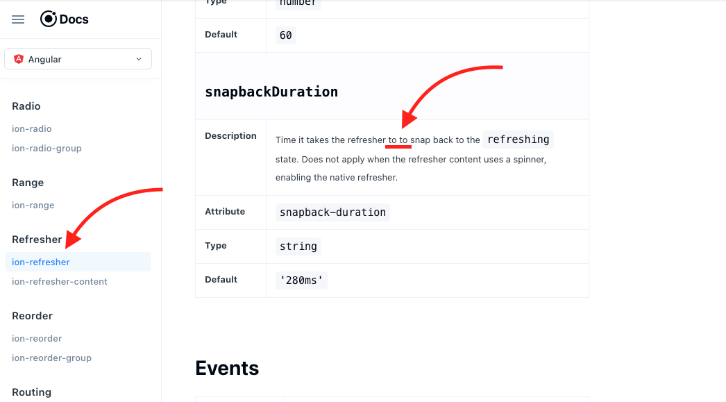 Redundancy In Doc About Ion Refresher · Issue 2037 · Ionic Teamionic Docs · Github