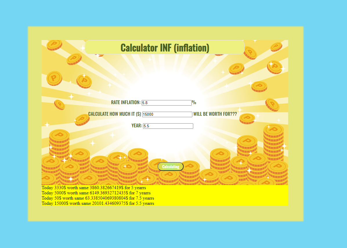 GitHub - VSStole/Inflation-Calculator