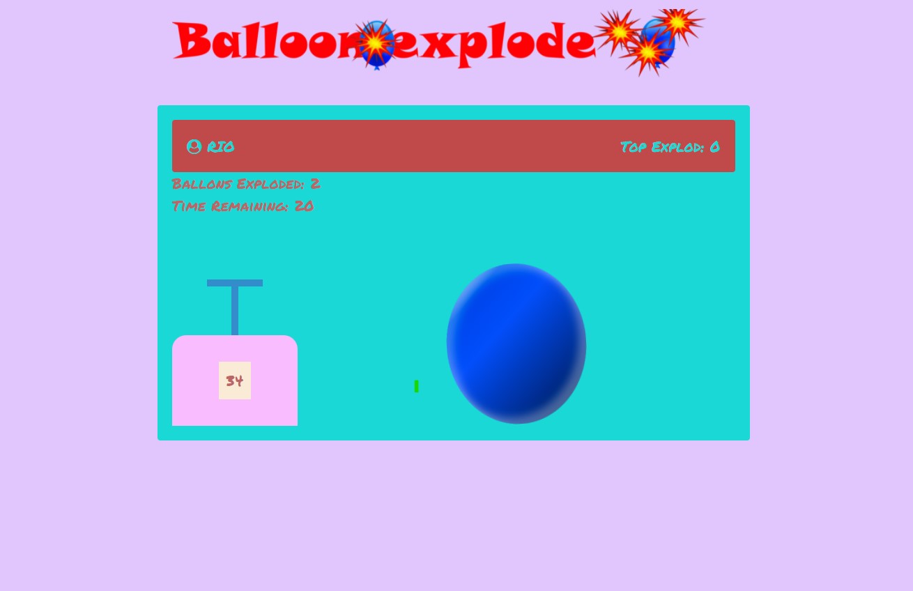 GitHub - VSStole/Balloon-explode-game