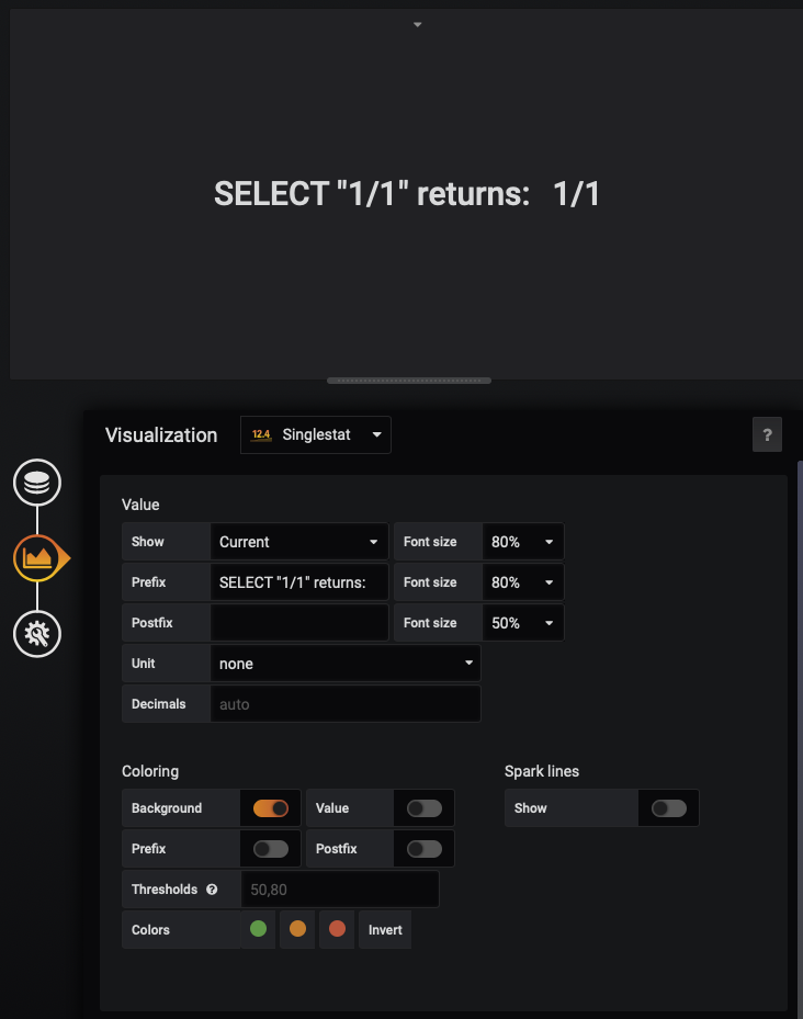 Singlestat background or value color not applied for string values (when there is no value ...