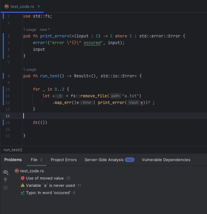 Wrong Detection Error Of Use Of Moved Value · Issue 10822 · Intellij Rust Intellij Rust · Github