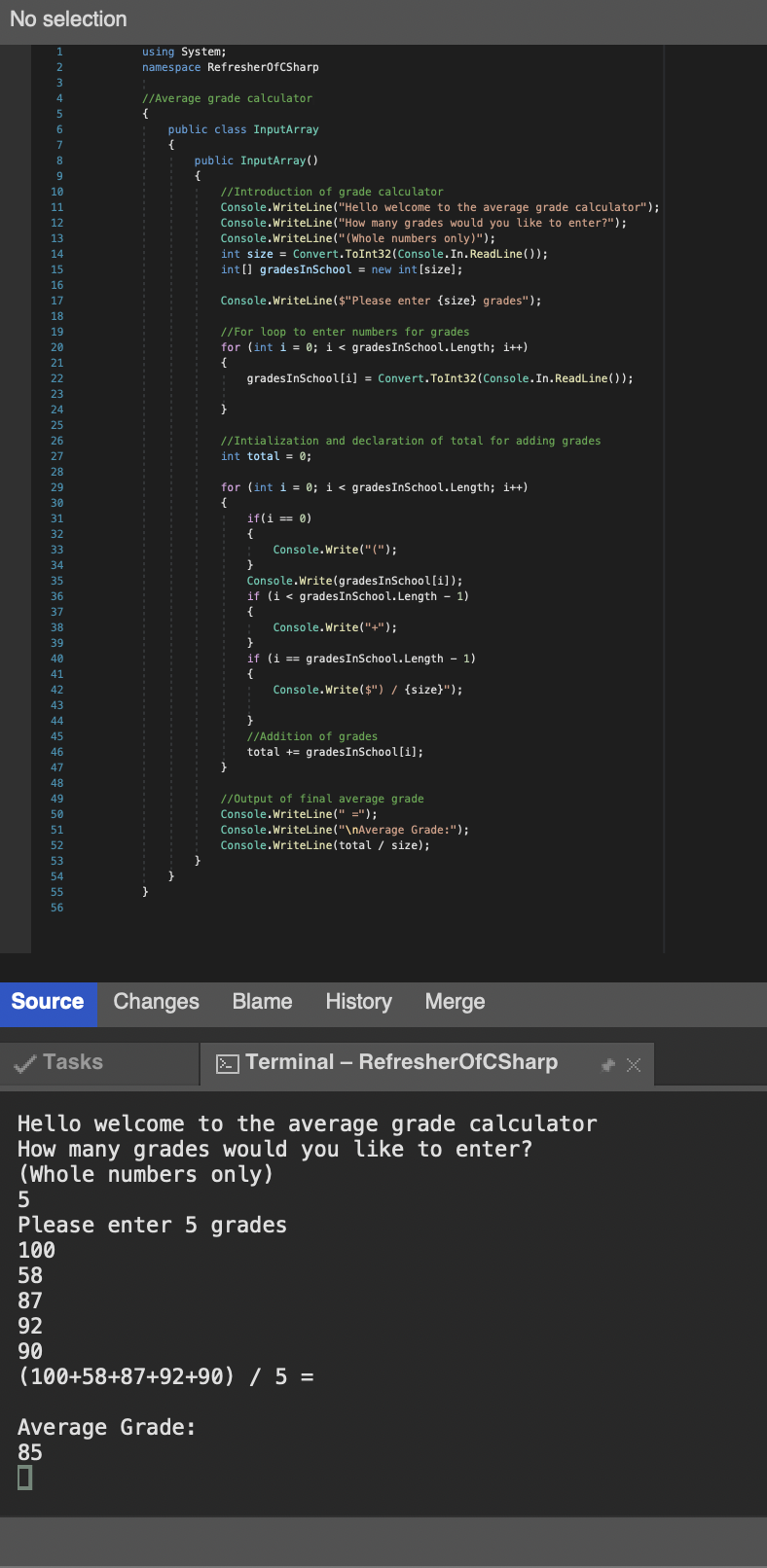 GitHub - PatWyzlic/RefresherOfCSharp: Reminding myself of some core ...