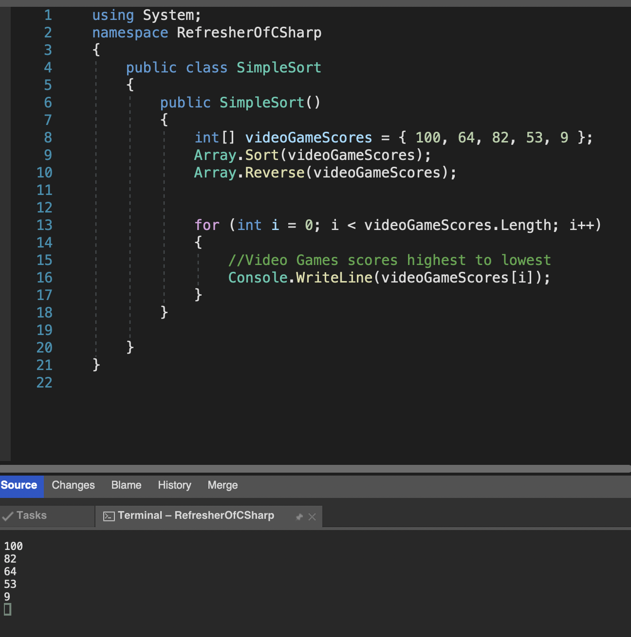 GitHub - PatWyzlic/RefresherOfCSharp: Reminding myself of some core ...