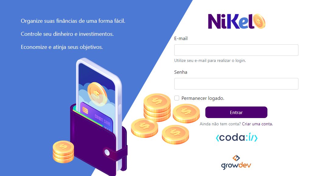GitHub - CarolBassan/nikel: Trabalho Nikel, Growdev