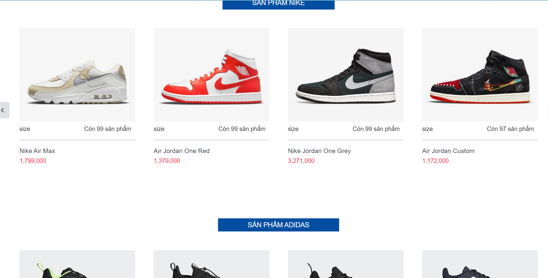 GitHub - pkuy/web: web bán giày.