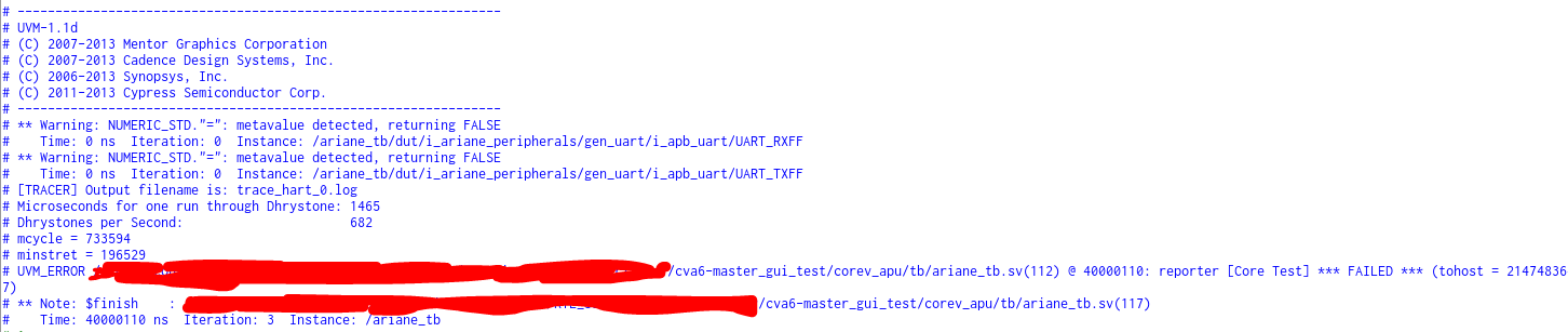 [BUG] UVM failed on questa Sim · Issue #1533 · openhwgroup/cva6 · GitHub