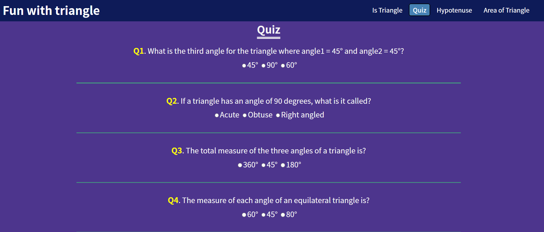GitHub - karthikgoud/Fun-with-triangles: Mark12- Fun with triangles