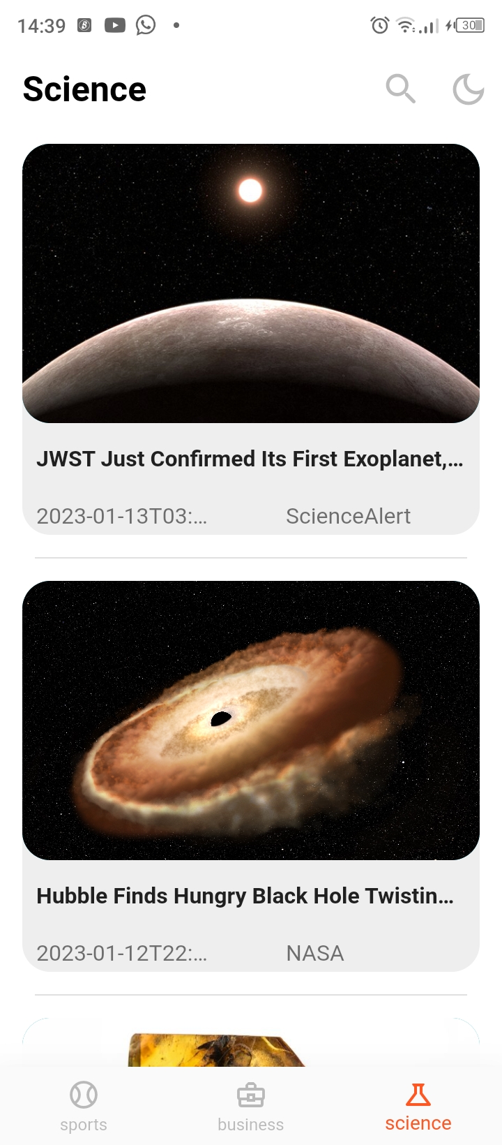 GitHub - KarimSlama/News_App: News app is an application that contains three categories [first ...