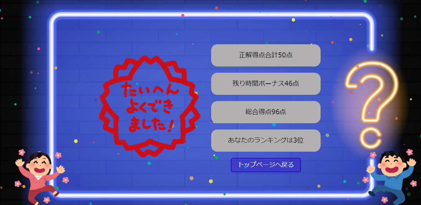 GitHub - shinbi-design-school/BPquizgame: クイズシステム (SHINBIデザインスクール Java・Webプログラミング科3期 卒業制作)
