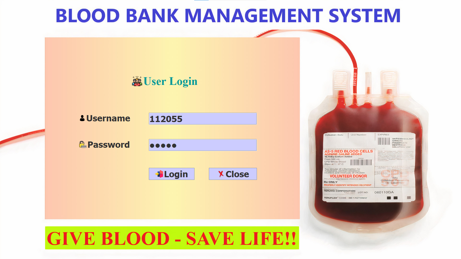 GitHub - venugopal5501/Blood-Bank-Management-System: Blood Bank Management System is a (DBMS ...
