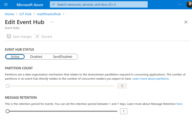 Creation of `azurerm_iothub_endpoint_eventhub` doesn't work if eventhub is in different resource ...