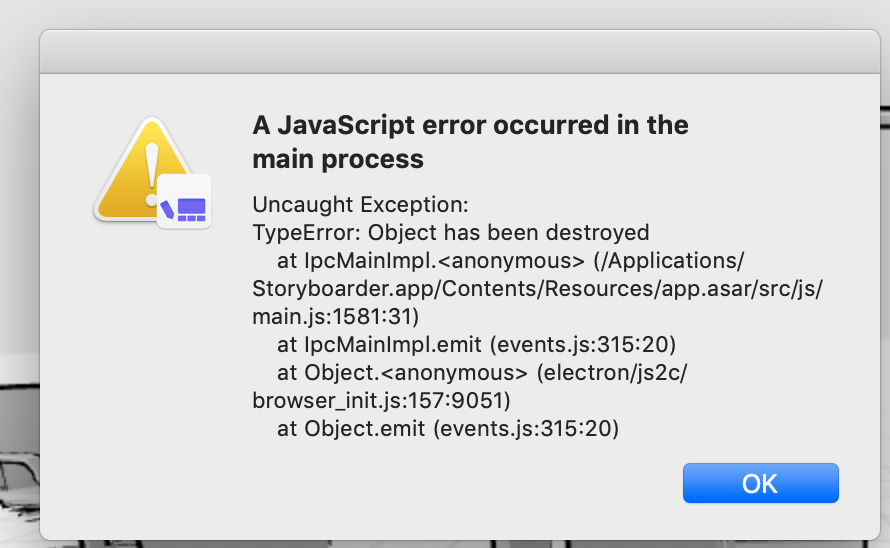 Error Shot Generator - I cannot save · Issue #2325 · wonderunit/storyboarder · GitHub
