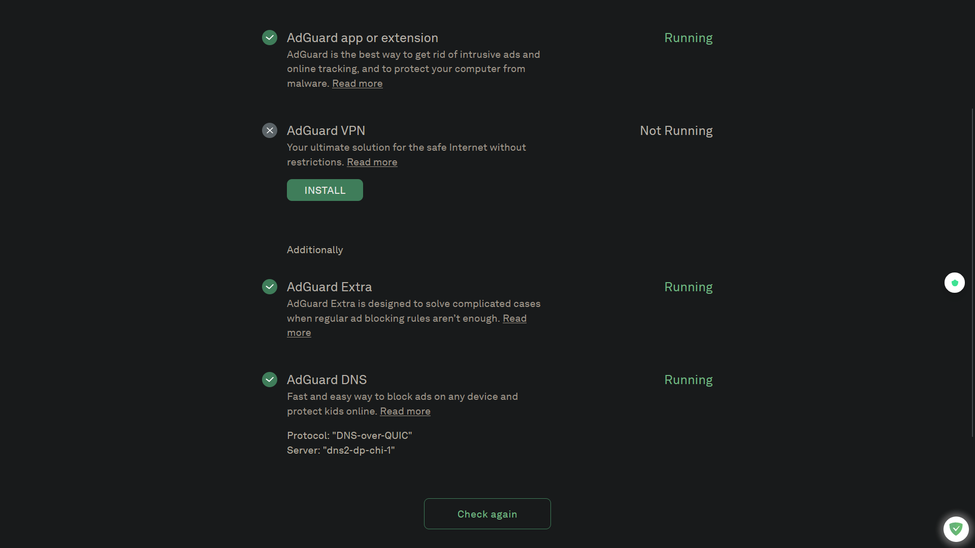 Adgaurd Services Check Page not working · Issue #374 · AdguardTeam/AdGuardDNS · GitHub