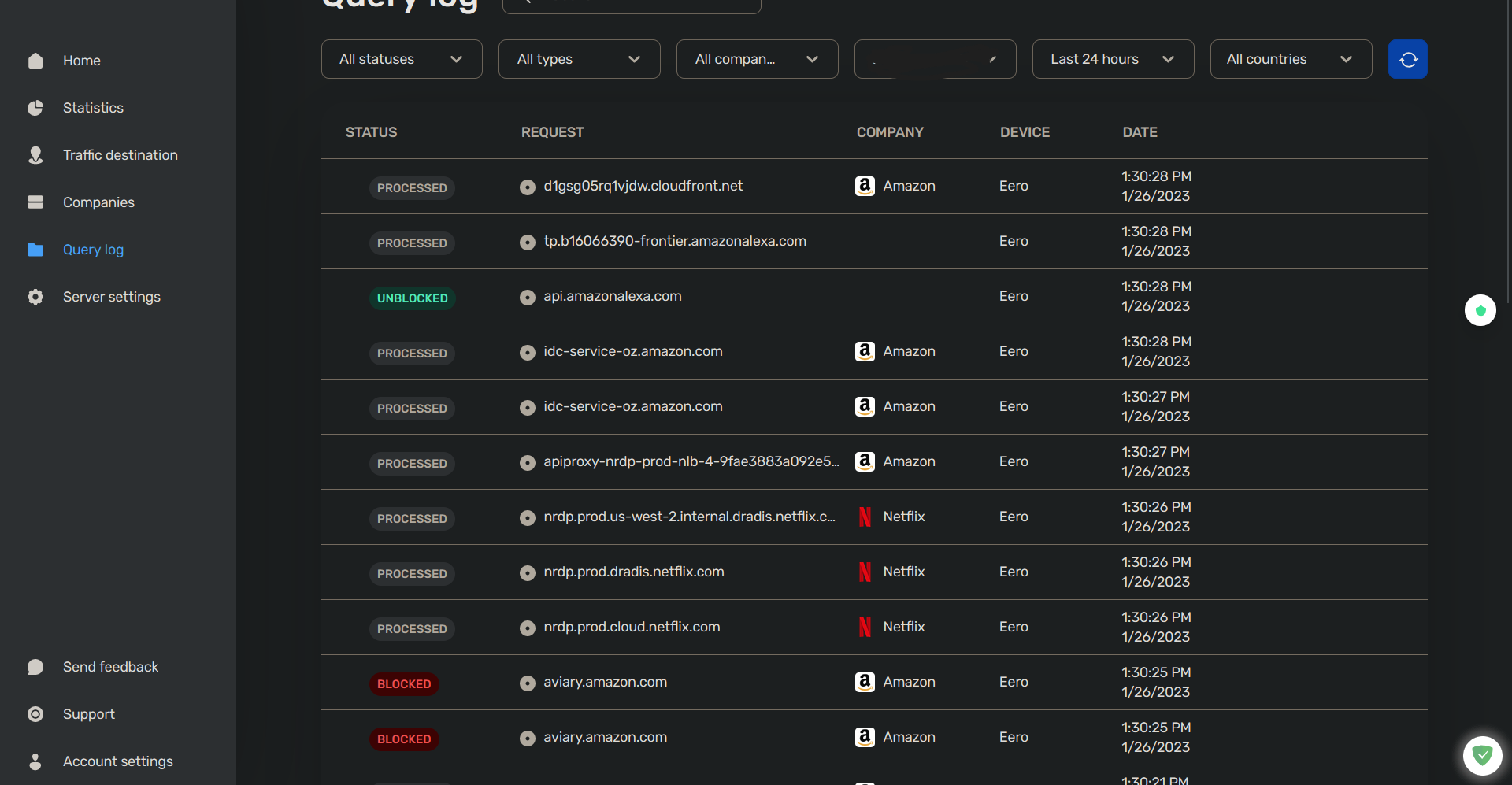 Query Log doesn't seem to filter live right away · Issue #525 ...