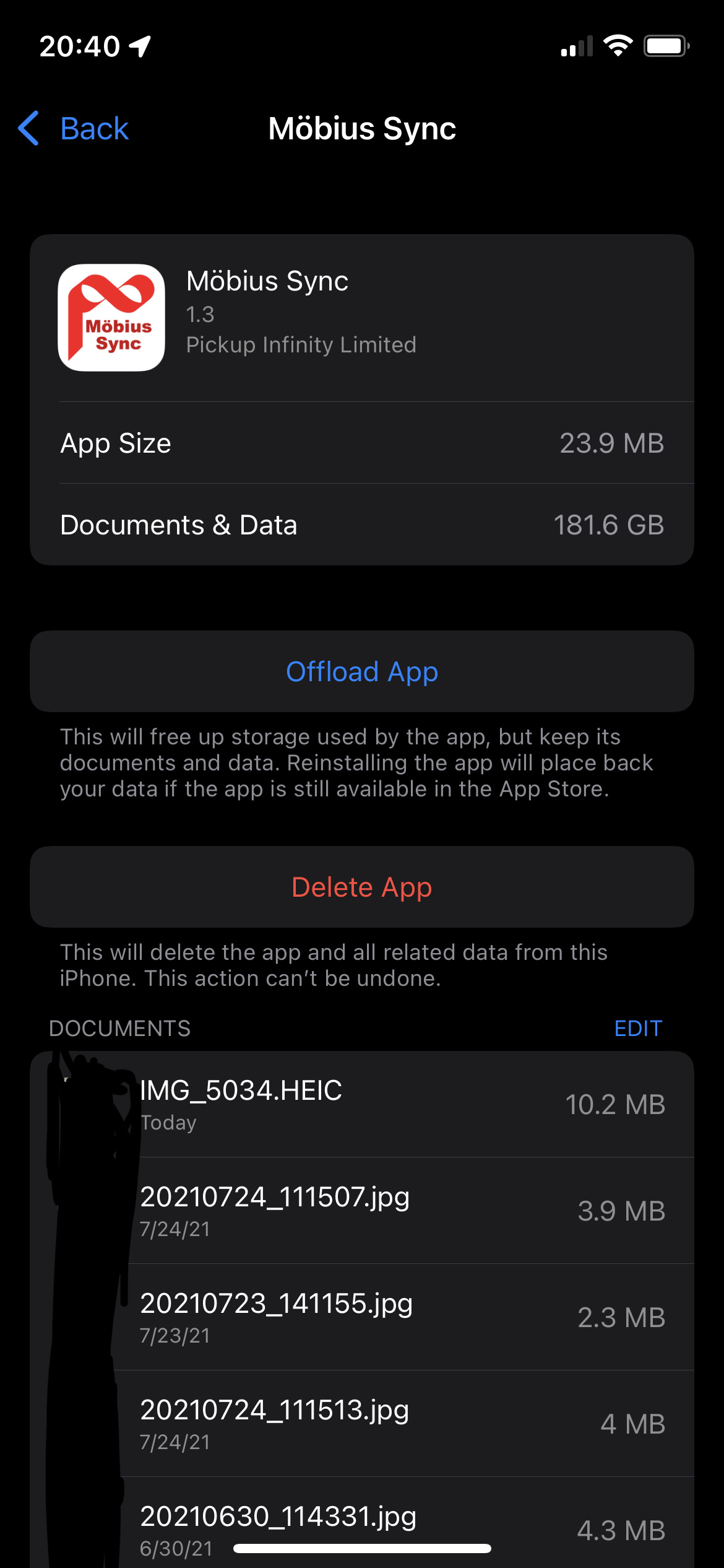 High Storage Utilization Even When Watched Folders Are Empty · Issue 42 · Mobiussync Mobiussync