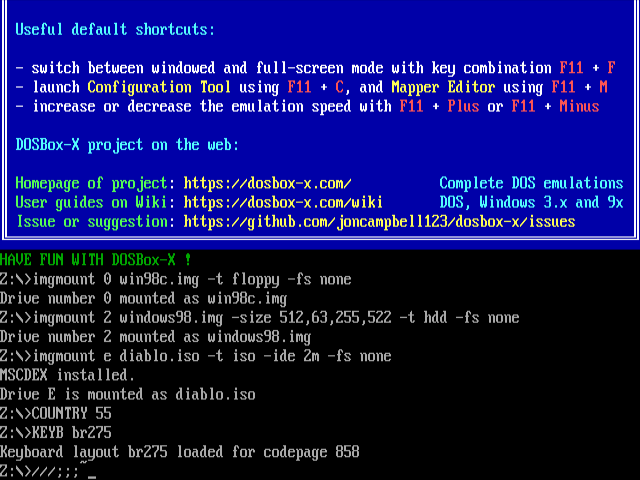 Pressing slash/question mark key does type anything in the shell · Issue #1981 · dosbox-staging ...
