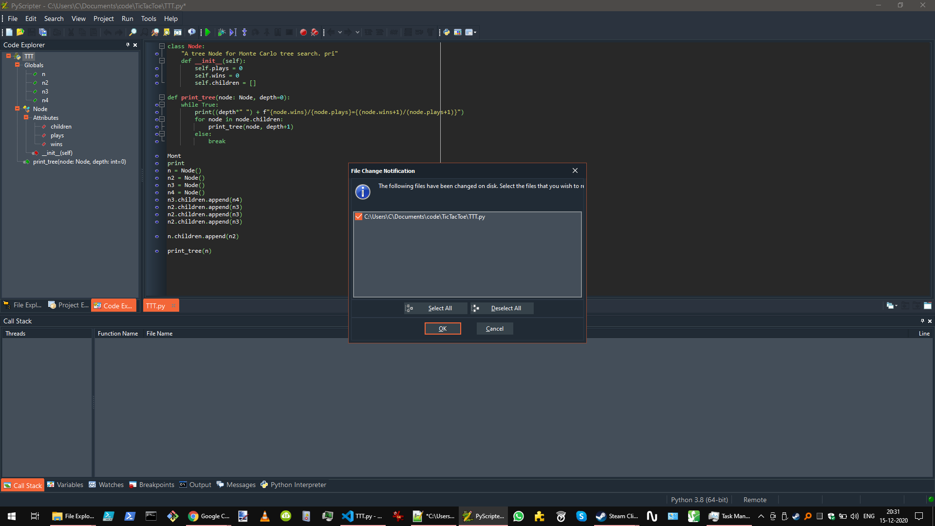Externally Modified File Dialog Text Cut Off Doesn T Wrap · Issue 1039 · Pyscripter
