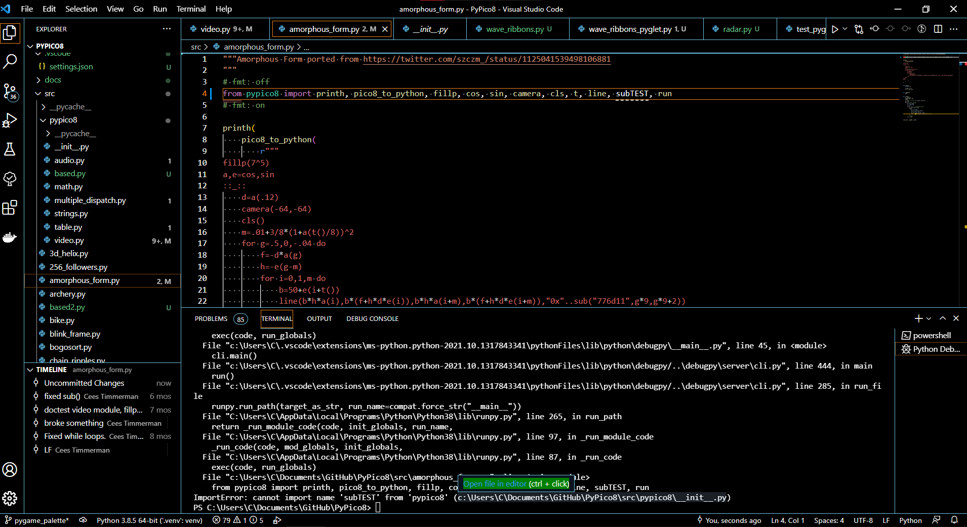 Popup file navigation links are broken · Issue #116224 · microsoft ...