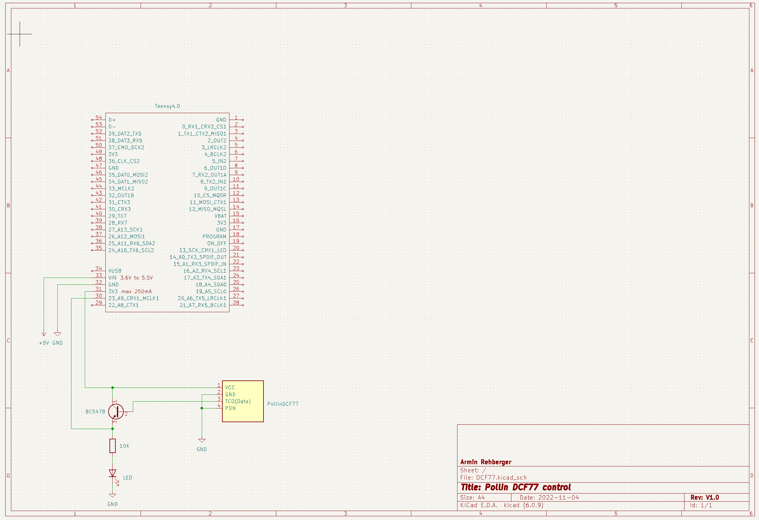 GitHub - ArminRehberger/DCF77-Pollin-Receiver-with-Teensy-4.0: DCF77 ...